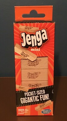 BRAND NEW Hasbro Gaming Jenga Mini Pocket-Sized Gigantic Fun | eBay