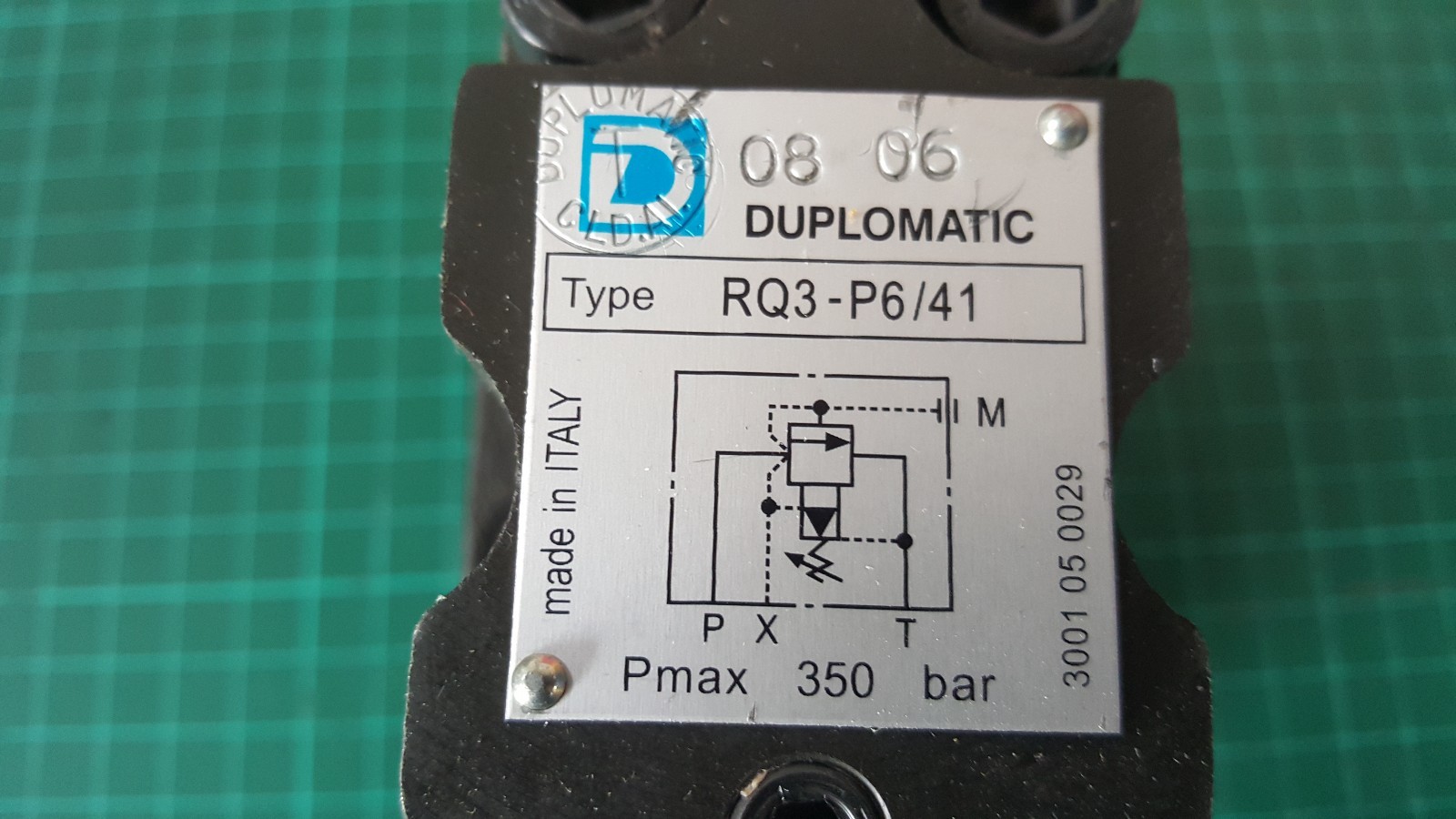 NEW DUPLOMATIC RQ3-P6/41 Pressure relief valve | eBay