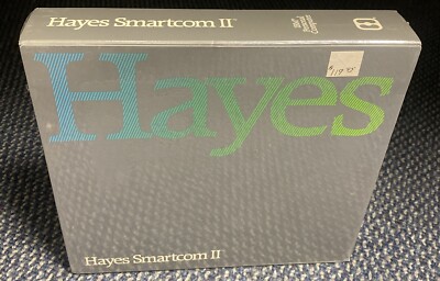 HAYES SMARTCOM II VINTAGE ORIGINAL SOFTWARE W/DISKETTES RARE SEALED IBM ...