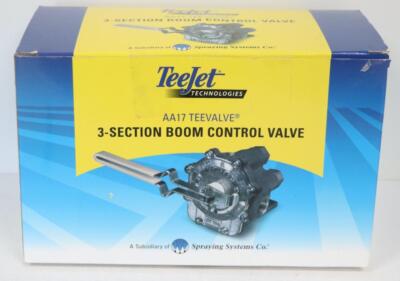 NEW - Teejet AA17 Teevalve 3-Section Boom Control Valve AA17L | eBay