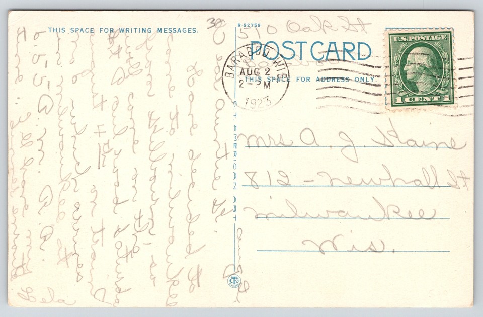 Aberdeen South Dakota~Main Street~Knights of Pythias~FOE~1923 Postcard ...