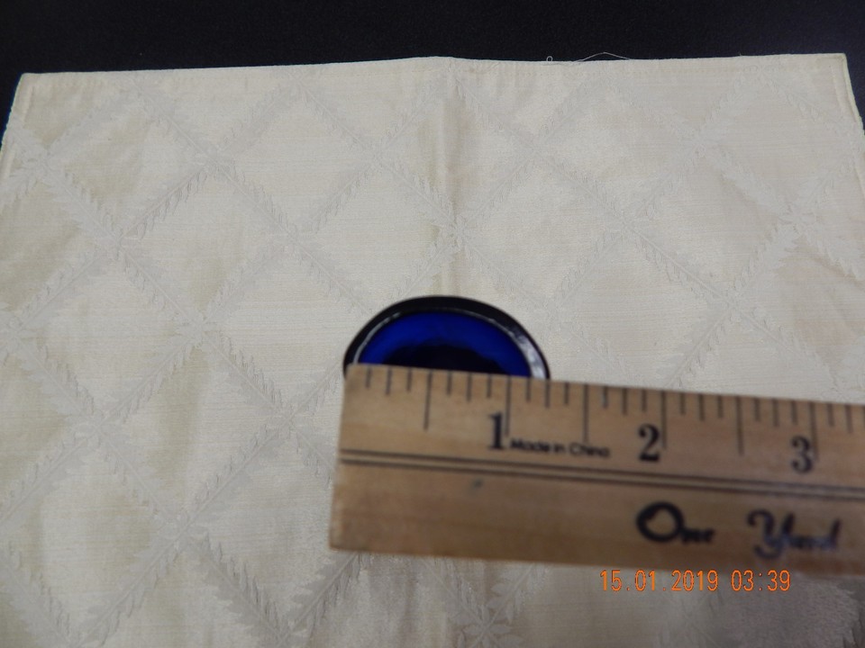 Vintage cobalt dark blue single rose vase | eBay