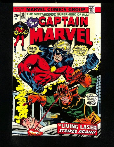 Captain Marvel (1968) #35 Marvel 1974 | eBay