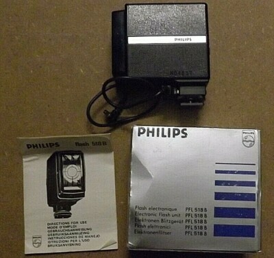 Philips Flash Elettrico 518B - Vintage - Retrò - completo di istruzioni ...