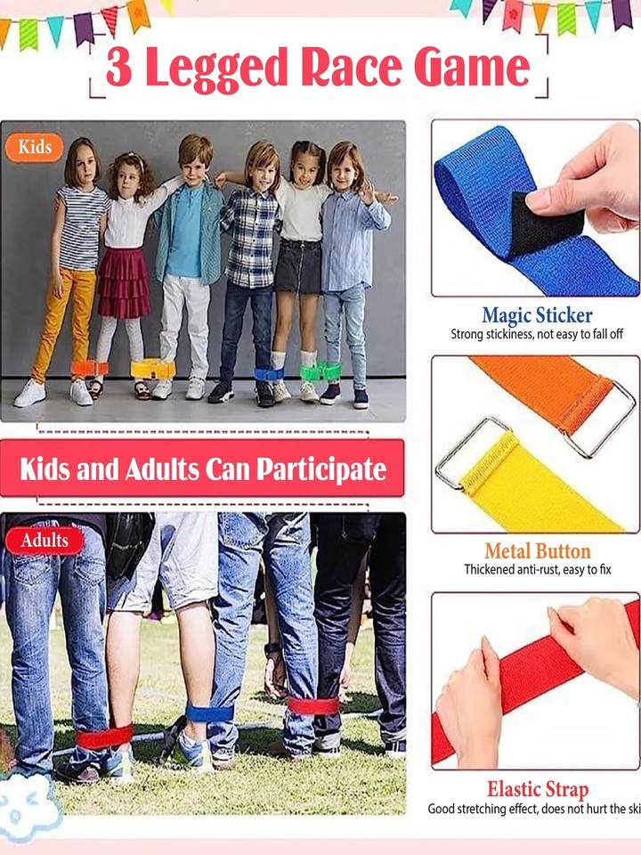 Outdoor Games Potato Sack Race Bags for Kids Adults Egg Spoon Relay ...