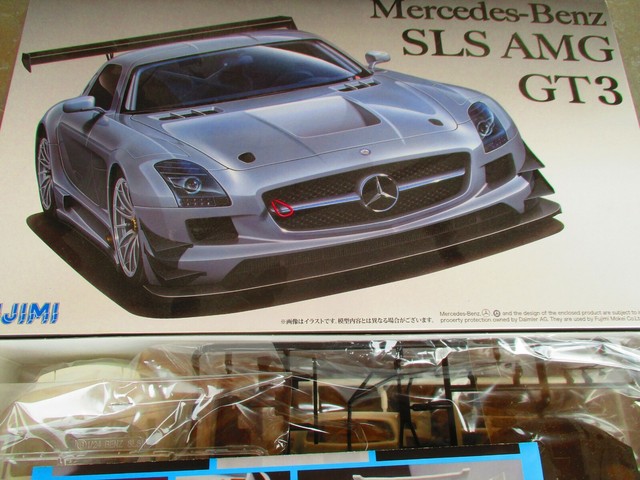 Fujimi 12695 Mercedes-benz SLS AMG Gt3 Sports Car With Studio 27 Decals ...