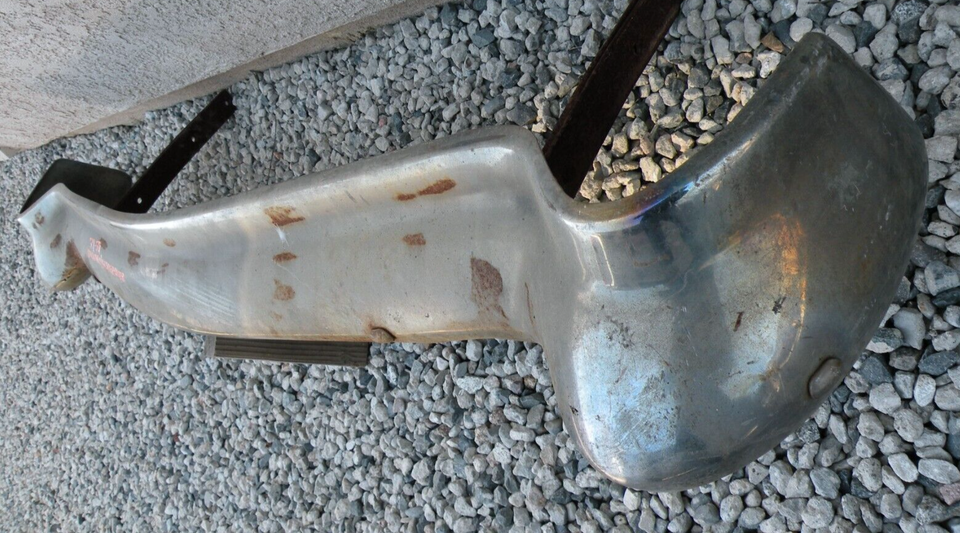 X STUDEBAKER PACKARD NEW TRIPLE PLATED CHROME REAR BACK BUMPER 1957 ...