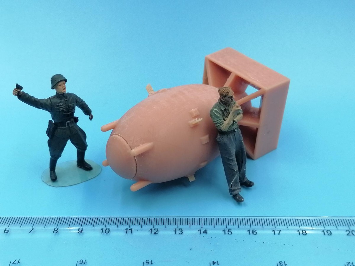 Fat Man Atomic Bomb Cartoon Fat Man Nuclear Bomb Yellow 3D Model $79