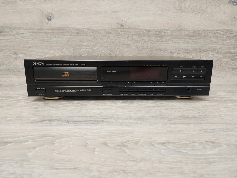 Denon DCD-570 PCM Audio Technology Compact Disc CD Player Tested ...