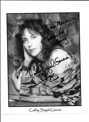 Cathy Segal Garcia | Authentic Autograph Signature Signed Card | eBay
