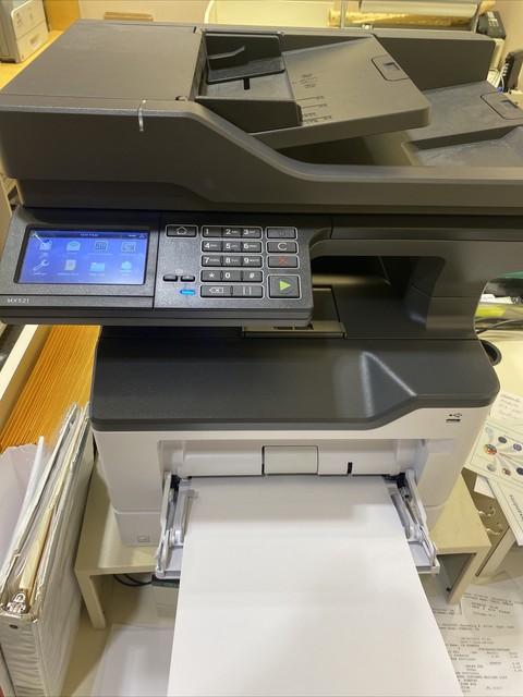 Lexmark Mx521ade Multifunction Monochrome Laser Printer - Black/Grey ...