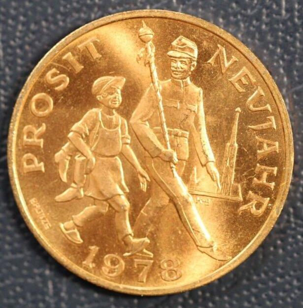 1978 Austria PROSIT NEUJAHR SACHER TOKEN Coin Excellent Condition | eBay