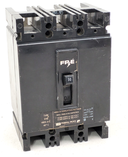 EHB34030 FPE 30 Amp 480 Volt Circuit Breaker - Next Day Option | eBay