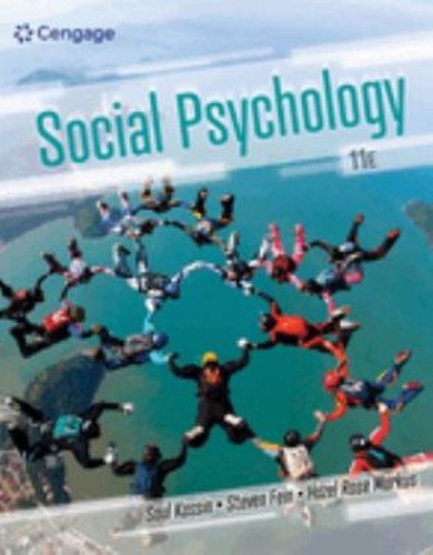 Social Psychology Hardcover Saul, Fein, Steven, Markus, Hazel Ros ...
