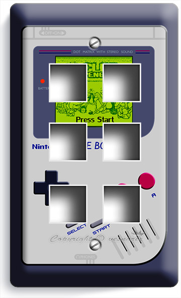 VIDEO GAME BOY CONSOLE CLASSIC NINTENDO LIGHT SWITCH PLATE OUTLET ROOM ...