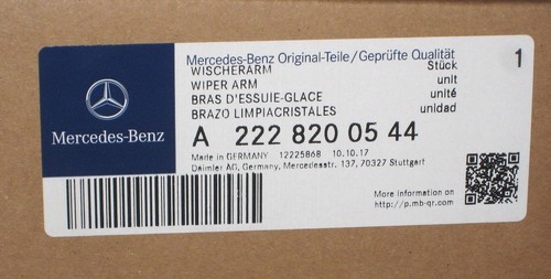 2015 2016 2017 MERCEDES S550 S63 S65 WINDSHIELD LEFT WIPER ARM ...