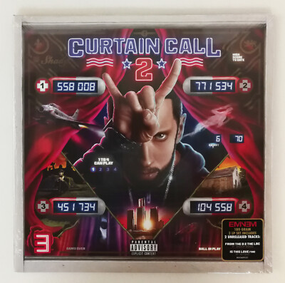 2x 12 " LP Vinyl Eminem Curtain Call 2 Audiophile 180g First Press ...