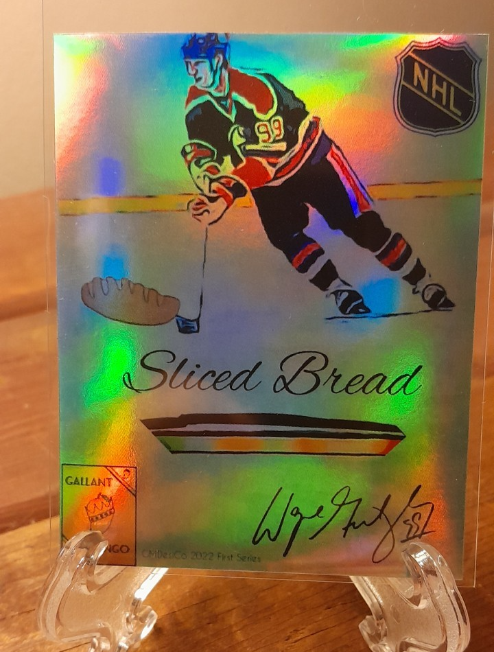 2022 Gallant Mango Wayne Gretzky 'Sliced Bread' Refractor ssp RARE /16💫 ...