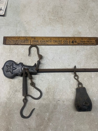 Vintage STAR Stillyard Scale nice primitive. 7/2 | eBay