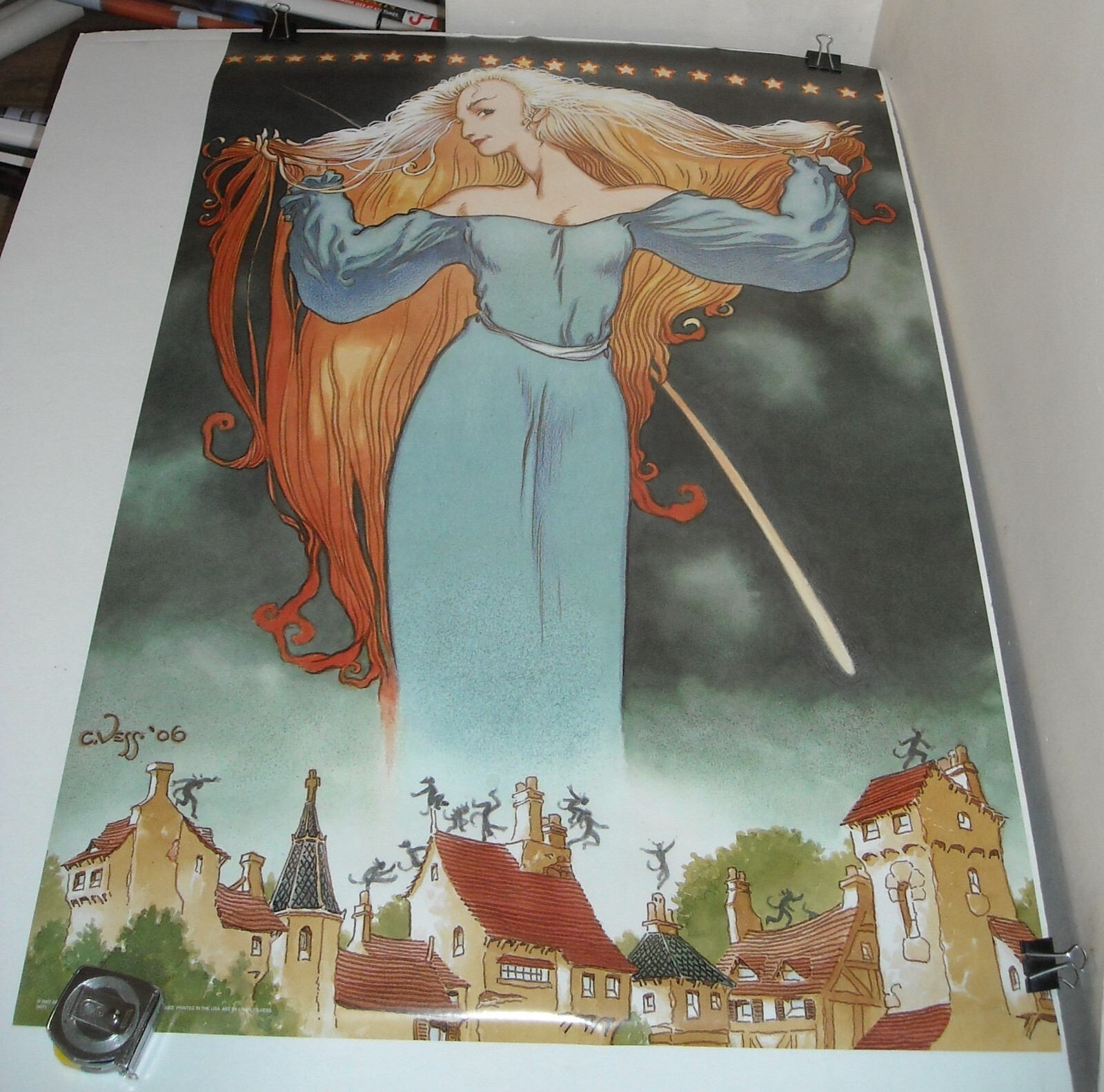 ROLLED 2007 NEIL GAIMAN CHARLES VESS GGA FANTASY ART POSTER 24 x 36 ...