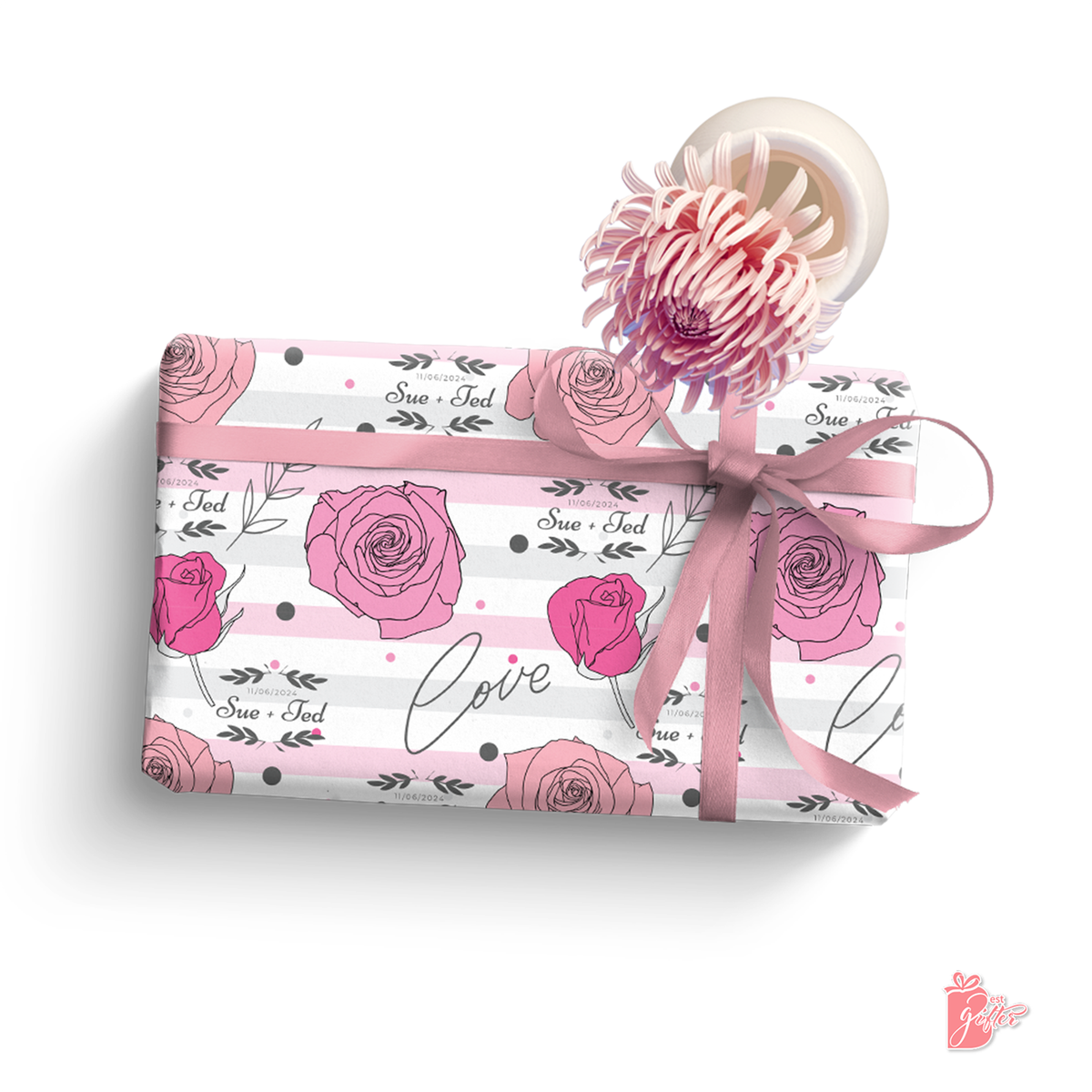 Personalized Wedding Wrapping Paper