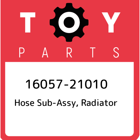 16057-21010 Toyota Hose sub-assy, radiator 1605721010, New Genuine OEM ...