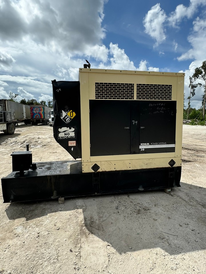 Kohler 30 kw John Deere diesel generator single phase 120/240 V 1500 ...