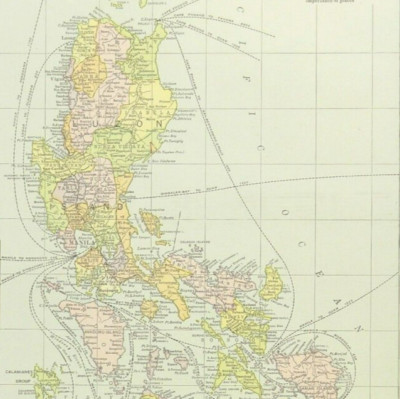 1900-Now - Map Of The Philippines Islands