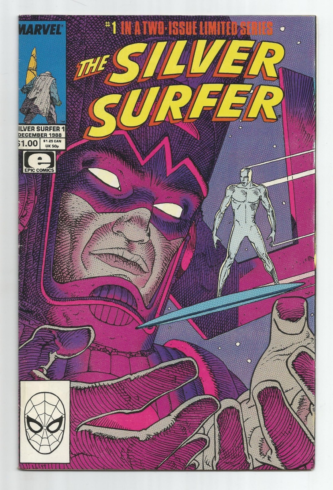 Silver Surfer Parable #1 NM First Print Stan Lee Moebius | eBay