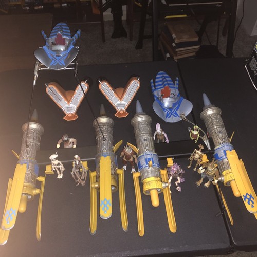hasbro star wars anakin skywalkers pod racer Parts Lot And Pod Drivers ...