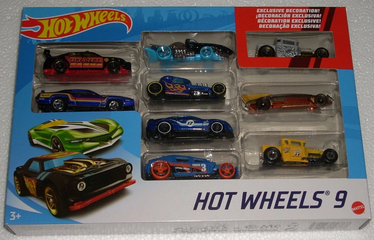 Hot Wheels L2593-7 Lot Of 10 Race Team Car Packs, 48% OFF