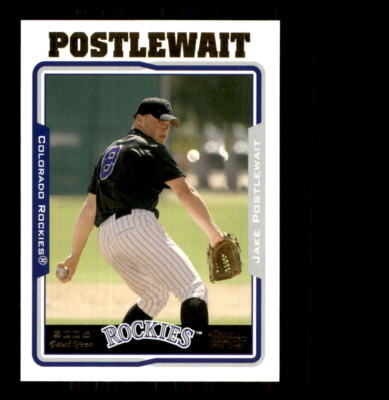2005 Baseball Topps U&H Jake Postlewait Colorado Rockies #UH278 FY RC ...