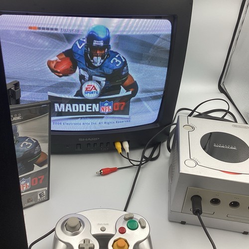 *READ* Nintendo GameCube Silver/Platinum Console - Bundle With Madden ...