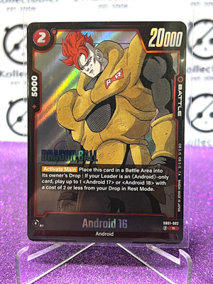 2025 DRAGON BALL SUPER MANGA BOOSTER ANDROID 16 # SB01-002 R FOIL CARD | eBay Australia