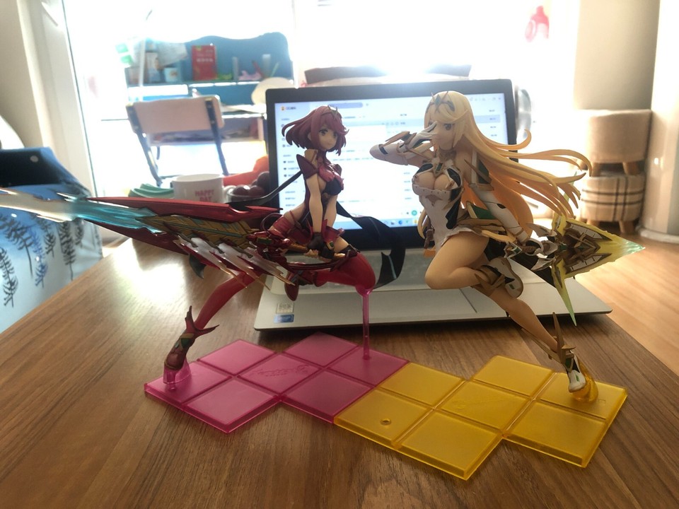 Xenoblade Chronicles-2 Mythra&Pyra Action Figure Home Deco Art Toy ...