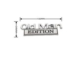 Car Body Metal OLD MAN EDITION Trunk Lid Rear Fender Badge Emblem ...