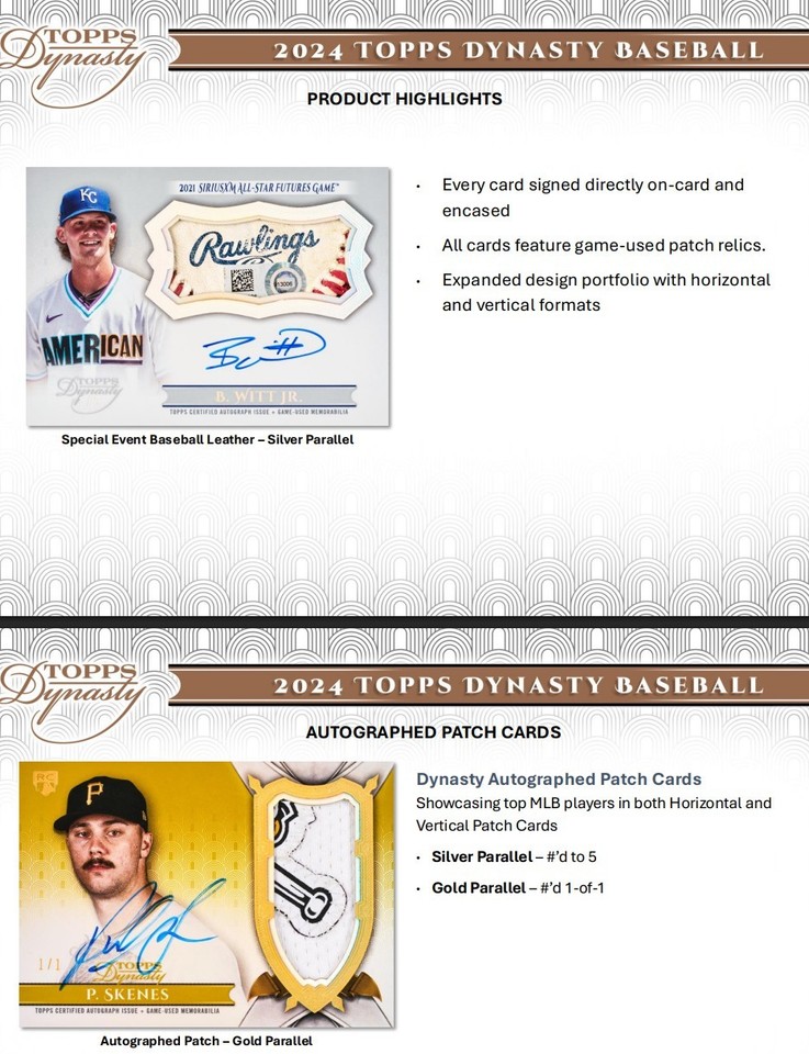 Derek Jeter - 2024 Topps Dynasty Baseball Hobby - 1X Case Player BREAK ...