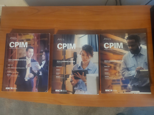 2024 APICS CPIM All 3 books New Version 8.1, Supply Chain Certification ...