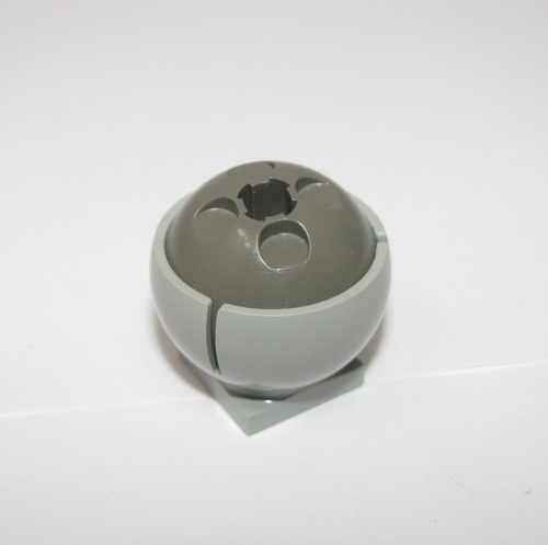 LEGO Old Dark Gray Cylinder Hemisphere 3 x 3 Ball Turret AT-TE 4482 ...