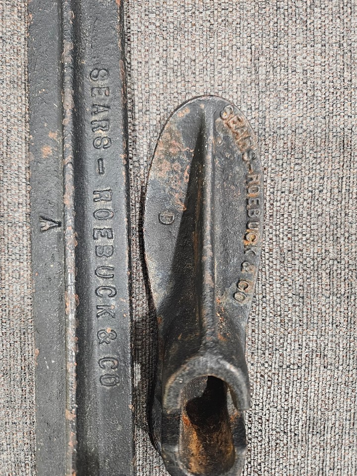 Vintage Cast Iron Sears Roebuck Shoe Cobbler Anvil & Form | eBay