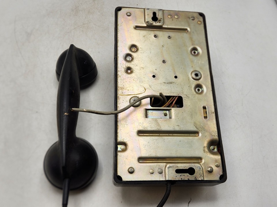 Vintage Western Electric M3 354 Rotary Dial Wall Telephone Phone w/ F1 ...