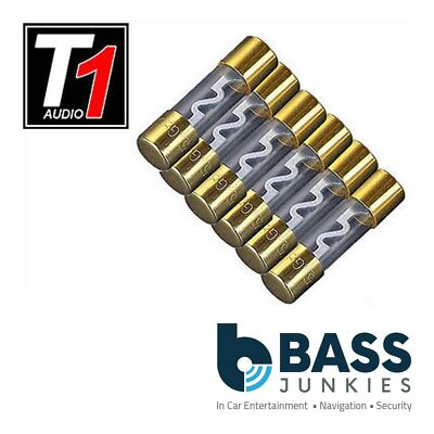 T1 Audio T1-60 Gold Plated 60 amp AGU Fuses Pack of 6 | eBay UK