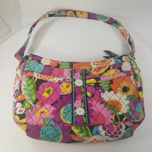 Vera Bradley crossbody bag, floral pattern, pink Purple Blue Green ...