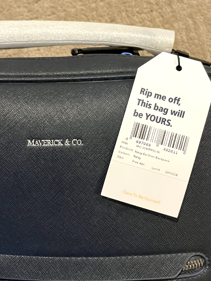 Maverick & Co Earthen leather backpack (new!) | eBay