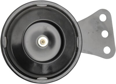 Universal 12V Motorcycle Horn Black 105 dB Chopper Bobber Cafe Racer ...