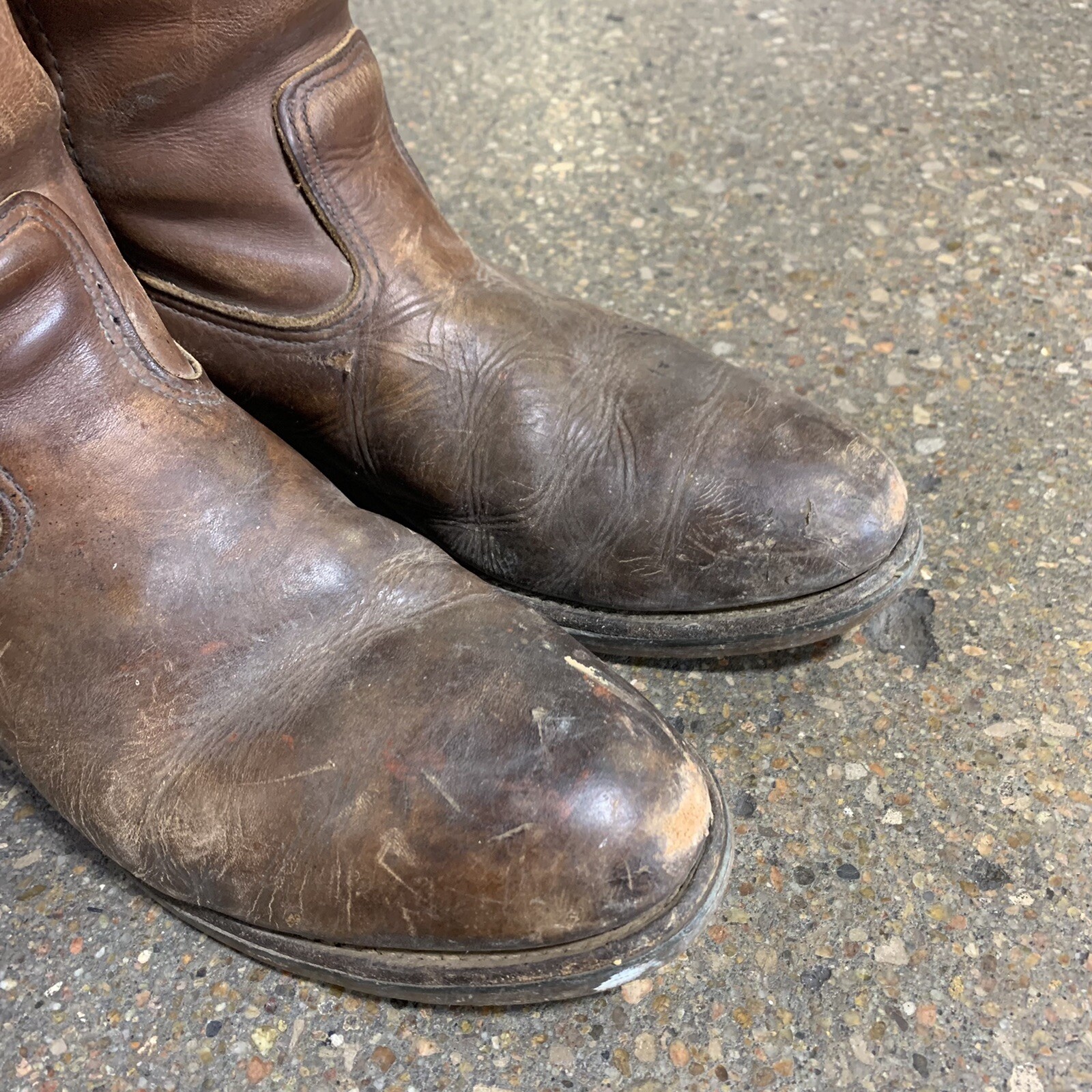 Red Wing Pecos 2214 Pull On Work Boots Men's Size11 3… - Gem