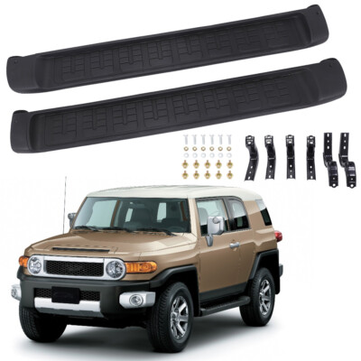 2Pcs Side Steps for 2007-2016 Toyota FJ Cruiser Running Boards Nerf Bar ...