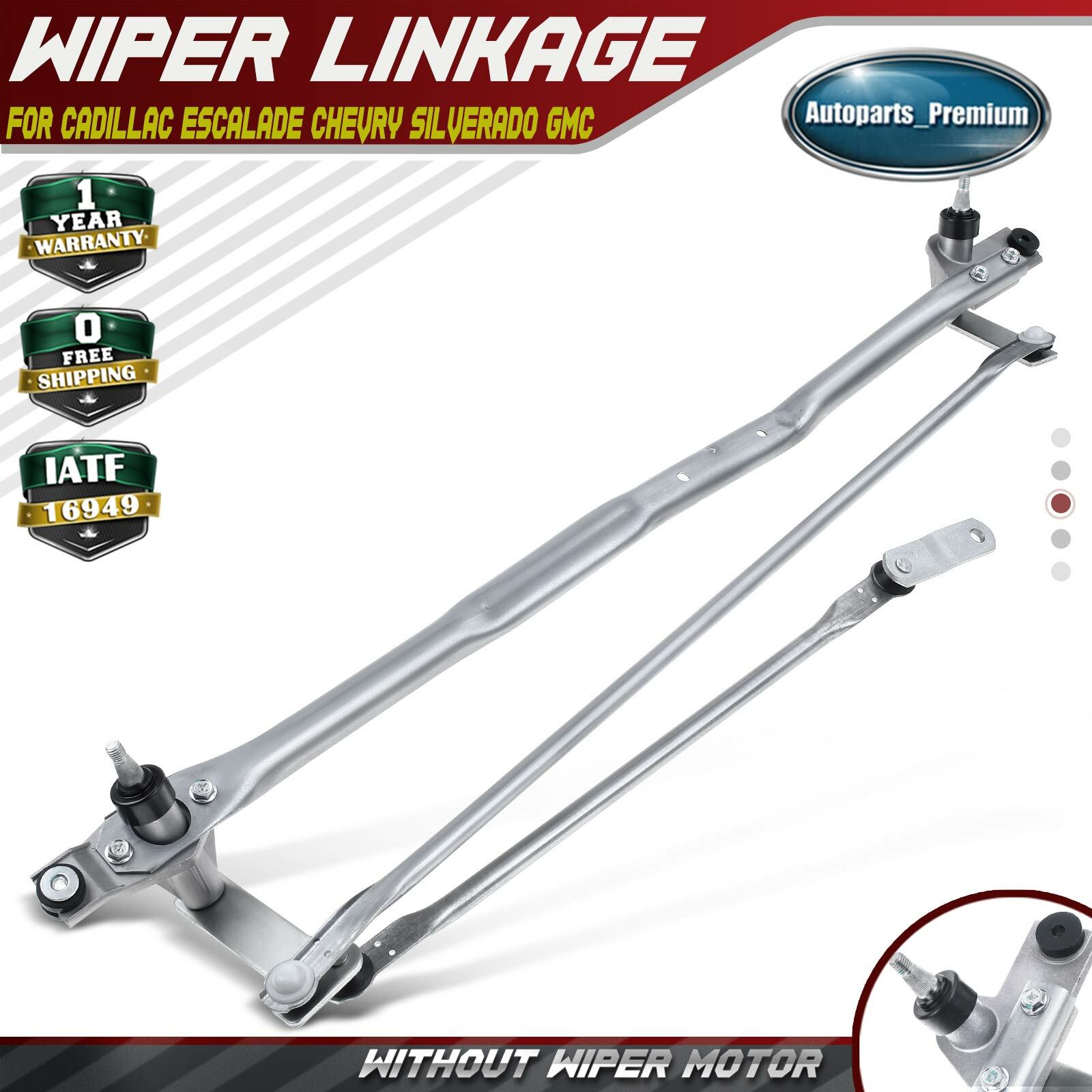 Windshield Wiper Linkage Assembly for Cadillac Chevy Silverado GMC ...