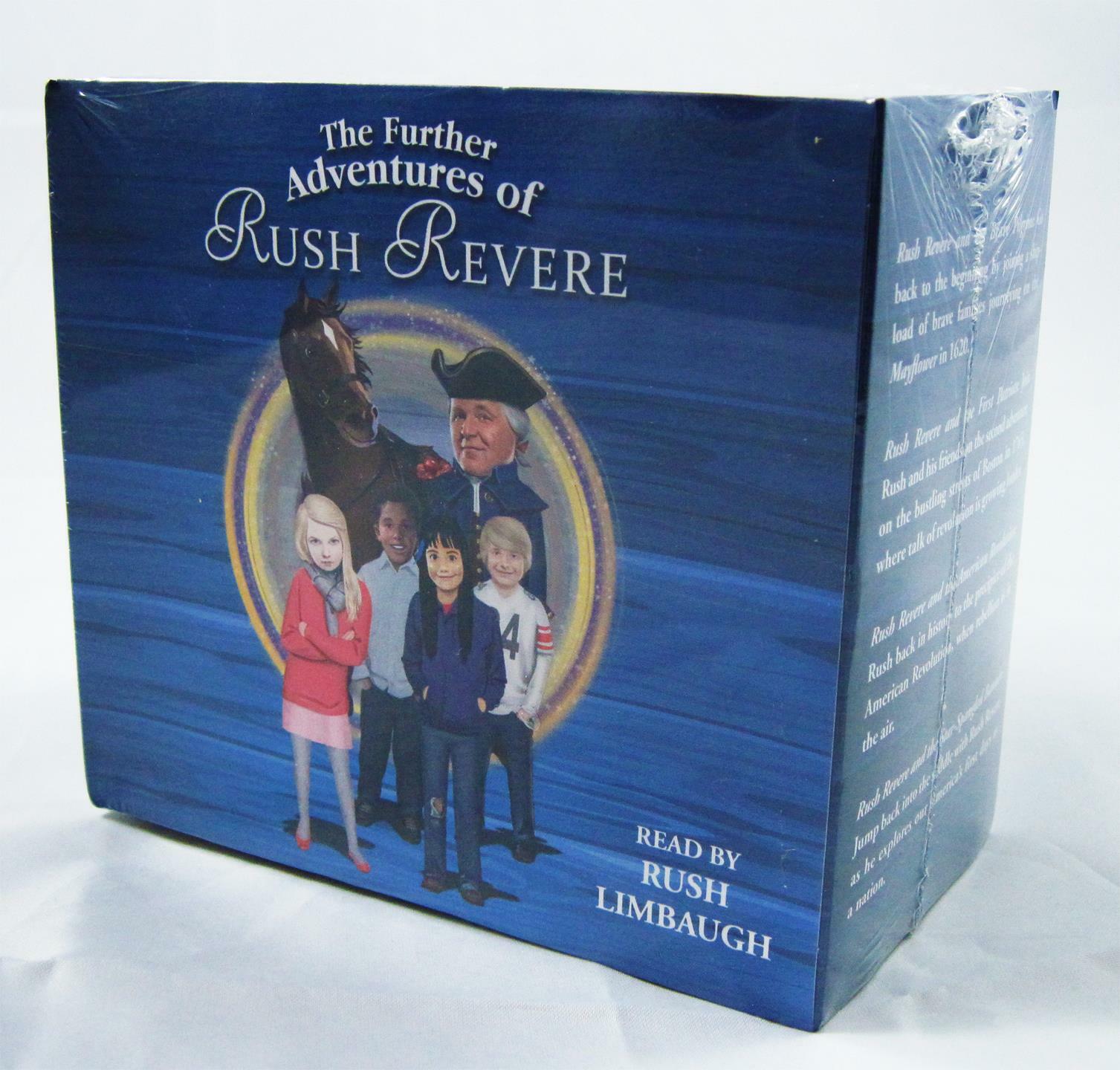 NEW The Further Adventures of Rush Revere Audio CD Set 1 2 3 4 Slipcase ...