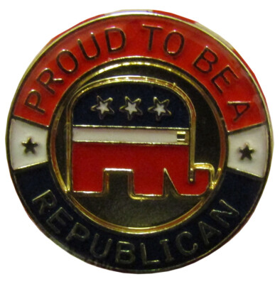 Wholesale Pack of 50 Proud To Be A Republican Elephant Round Hat Cap ...